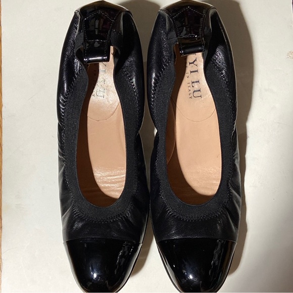 Anyi Lu | Shoes | Anyi Lu Heels 3985 Elastic Edge Pumps Black Leather ...